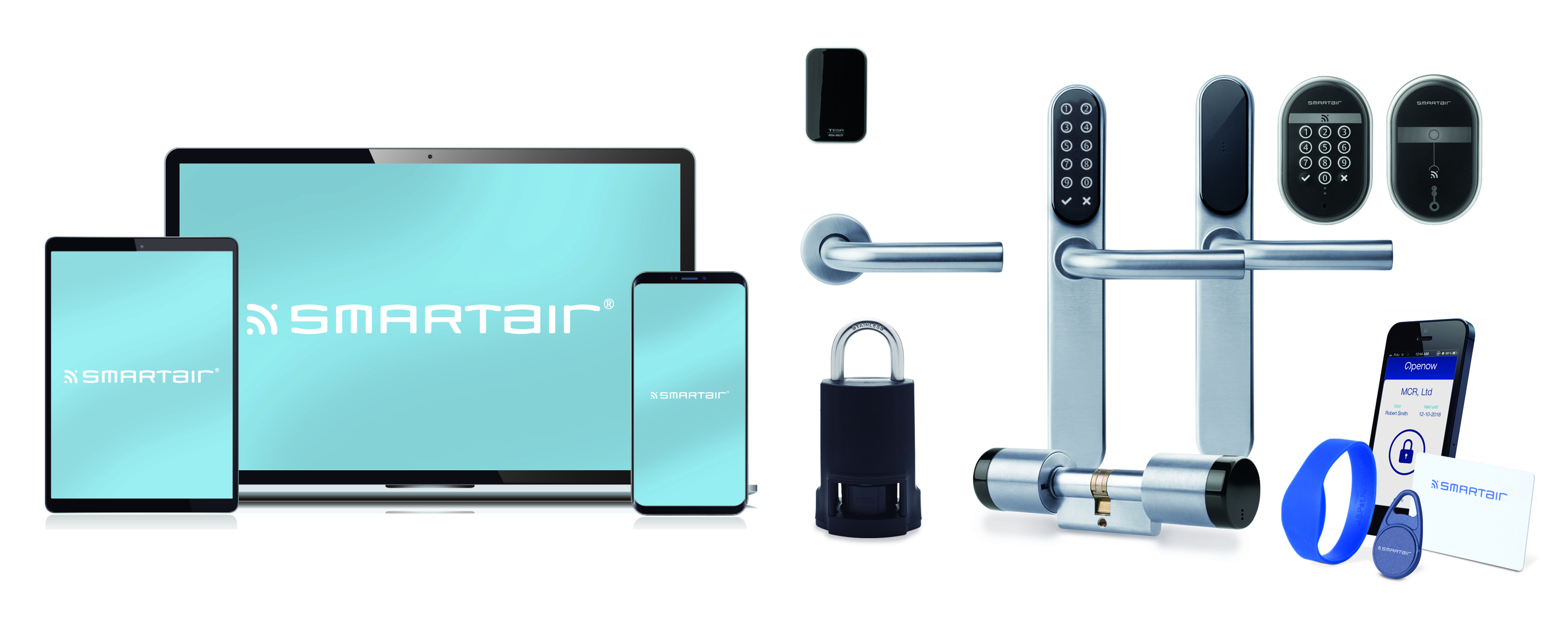 Innovative SMARTair™ wireless access control enables intelligent lockdown of premises remotely